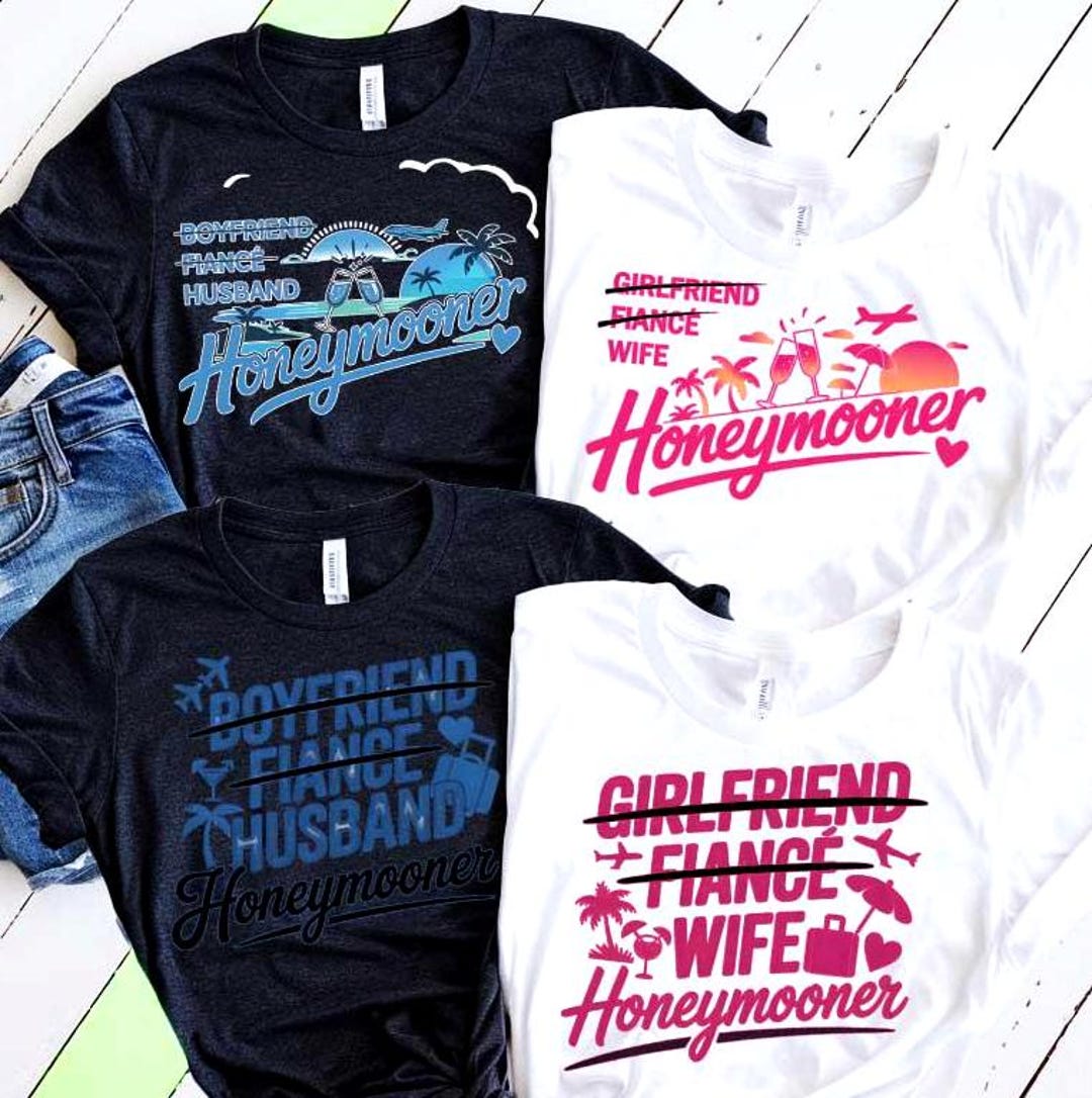 Matching Couple SVG PNG Bundle, Husband and Wife Vacation Shirts ...