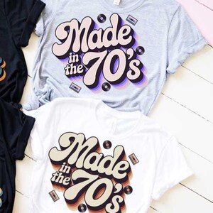 Retro SVG Made in the 70s PNG Groovy 70s Birthday Graphic for Cricut ...