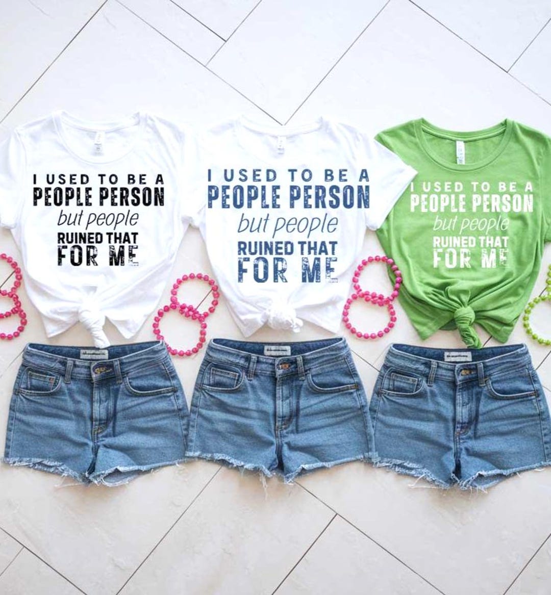 Funny SVG I’m Not a People Person PNG Introvert Sarcastic Quote Design ...