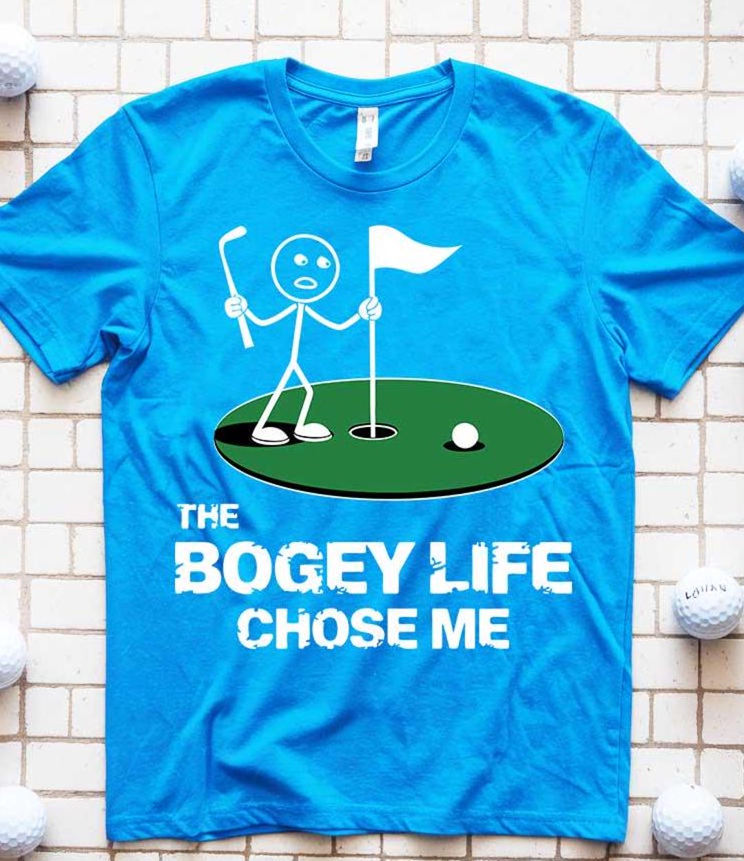Funny Golf SVG and PNG the Bogey Life Chose Me Fun Golfer Stick Figure ...