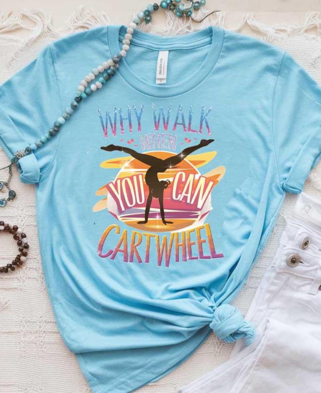 Why Walk When You Can Cartwheel SVG Gymnastics SVG, Cheer SVG, Acro ...