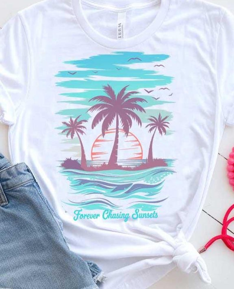 Always Chasing Sunsets SVG PNG Clipart Boho Sunset Sublimation Design ...