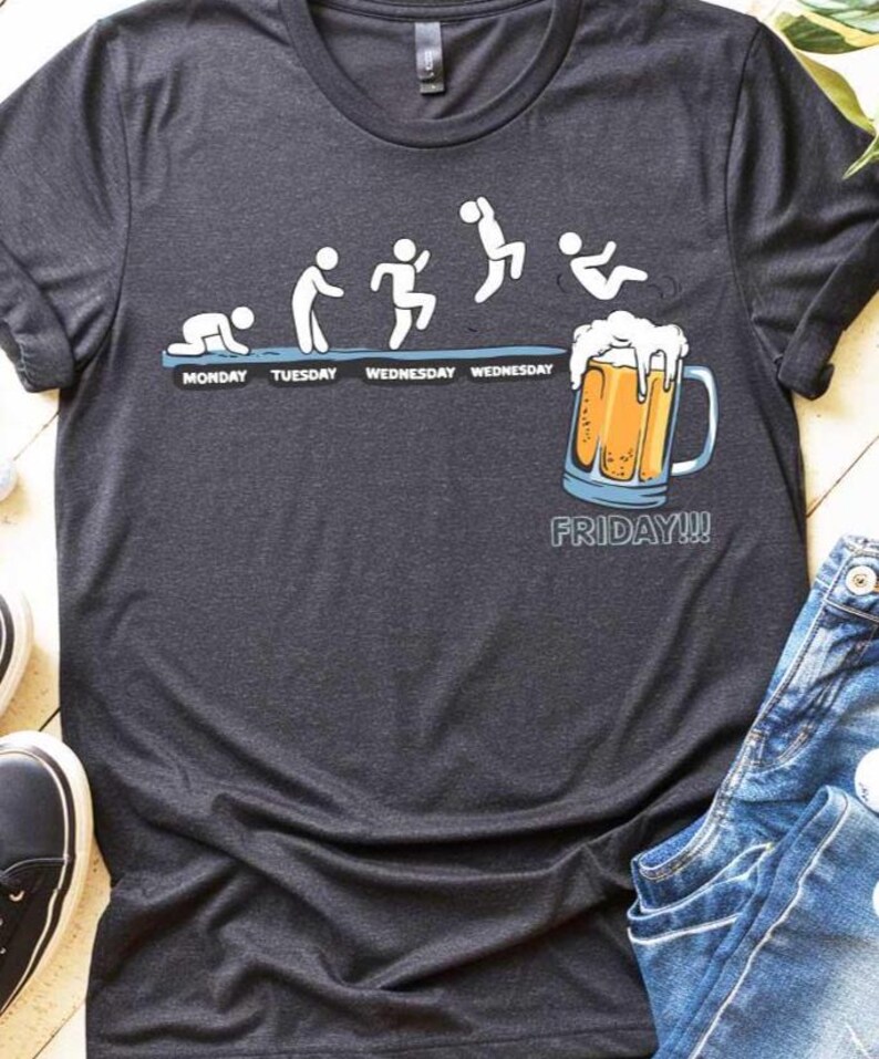 Funny Work SVG PNG Pictogram Week Design, Stick Figure Monday to Friday ...