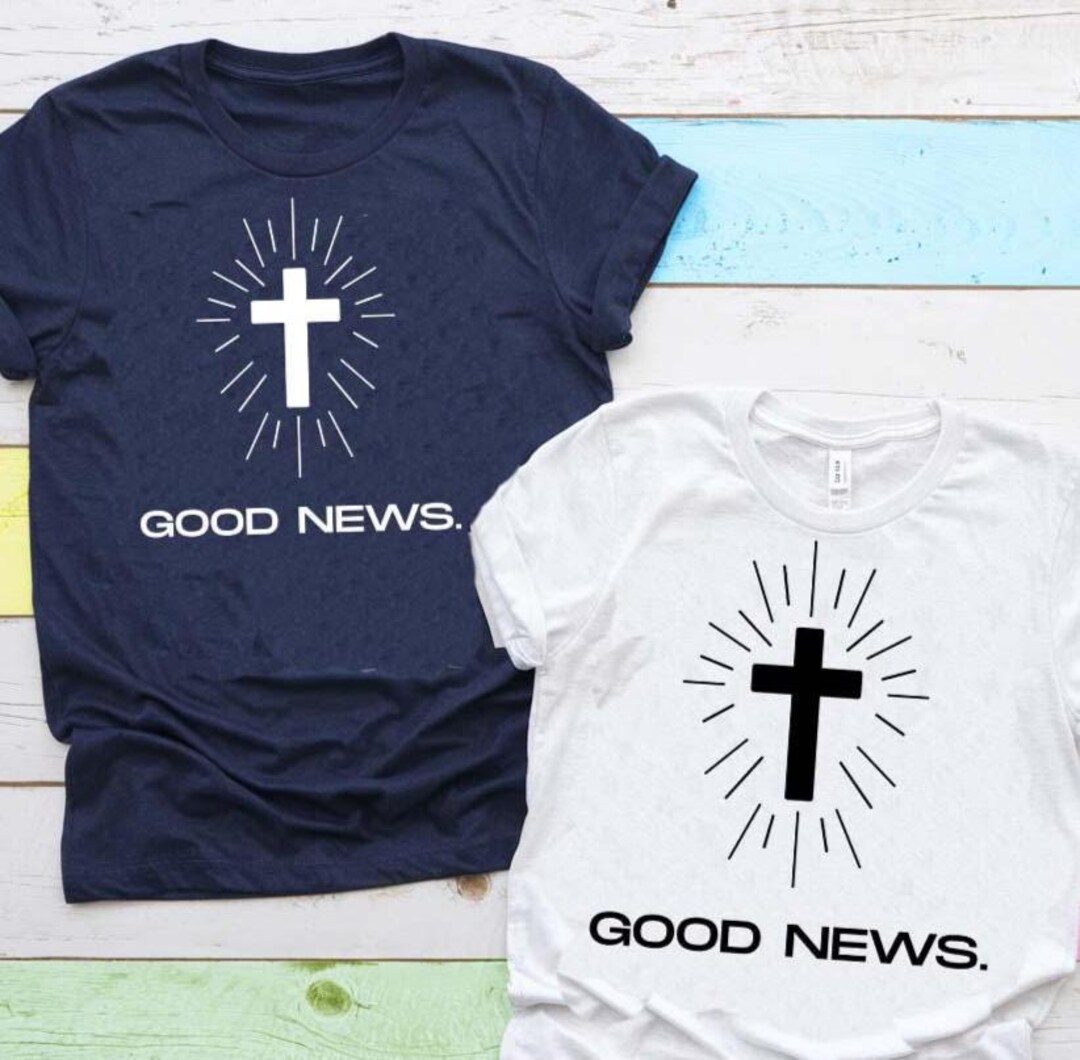 Religious SVG PNG Good News Cross Graphic, He Restores My Soul Bible ...