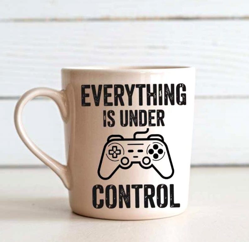 Everything is Under Control Game Controller Design SVG PNG Bundle 4 ...