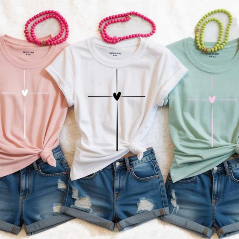 Wooden Crosses and Heart - Etsy