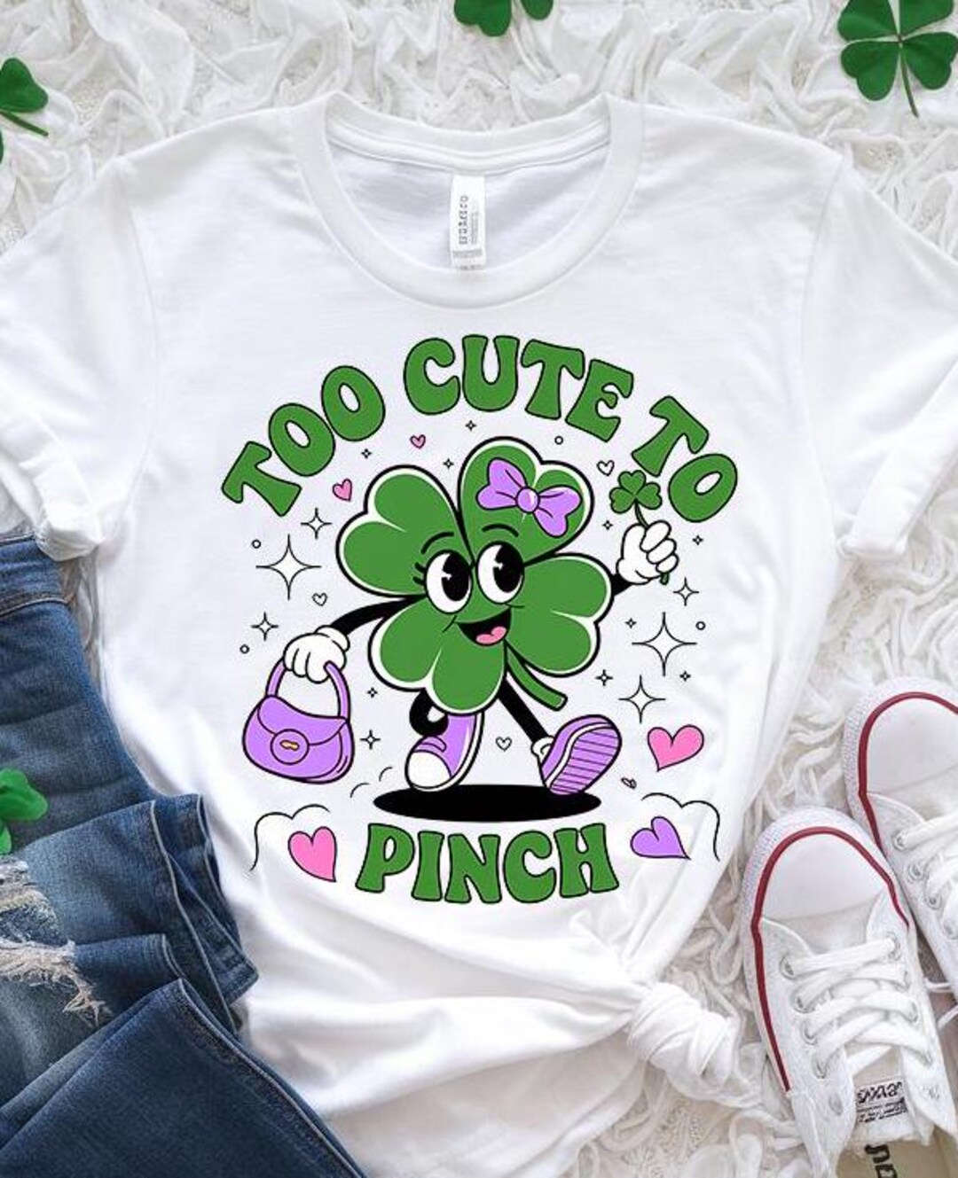 Too Cute to Pinch Png, St Patrick Day Png, Saint Patrick Day Png ...
