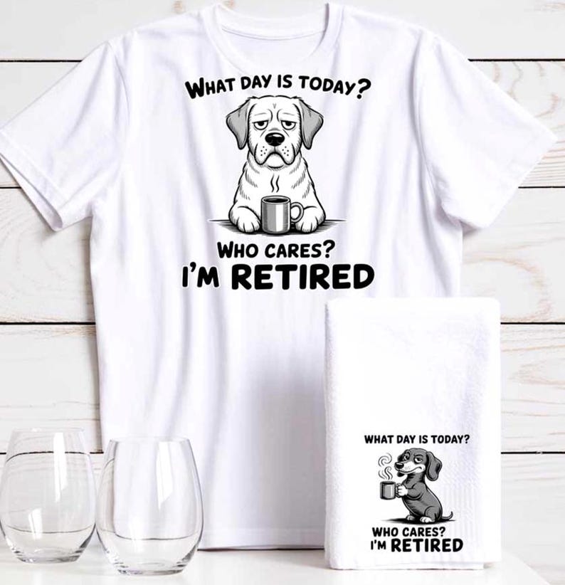 Retired SVG PNG Bundle, Funny Retirement Shirt Design, What Day is ...