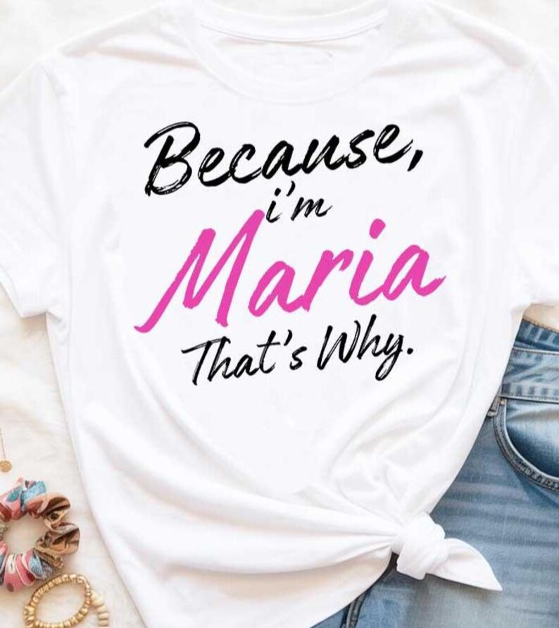 Custom Name SVG PNG "because I'm __[name]__ That's Why" Funny Quote for ...