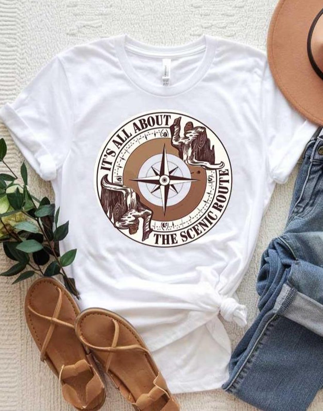 Travel SVG PNG Compass Scenic Route PNG, Adventure Cut File for Cricut ...