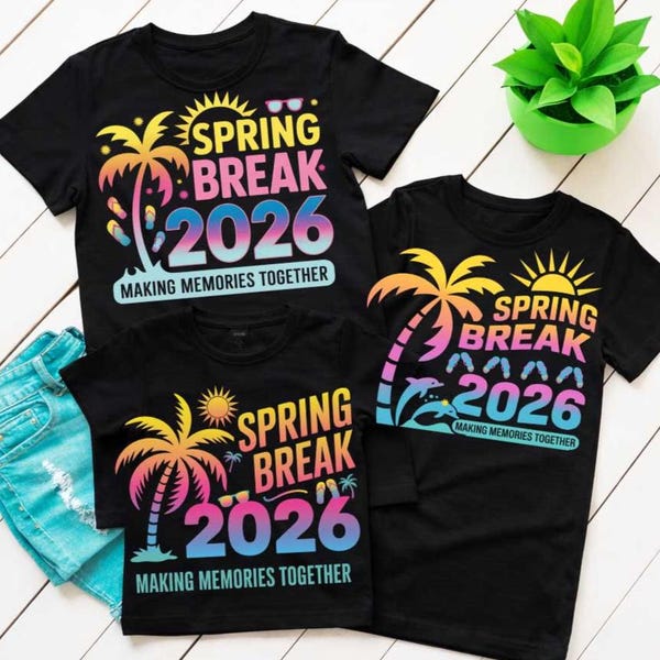 Spring Break 2026 Svg - Etsy
