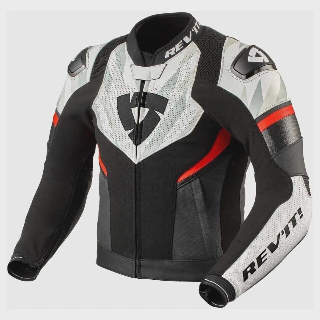 Revit Hyperspeed Men Motorcycle Motorbike Jacket Cowhide Leather Jacket ...