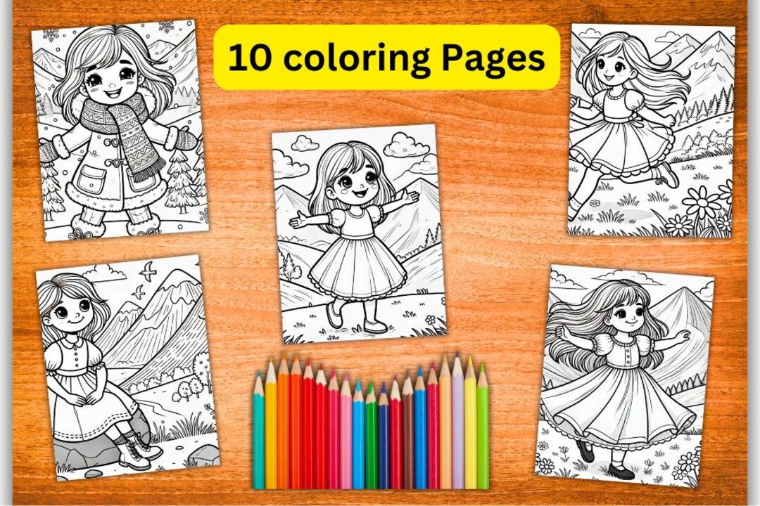 Fun & Educational Kids Coloring Pages, Girls Coloring Pages, Toddlers ...