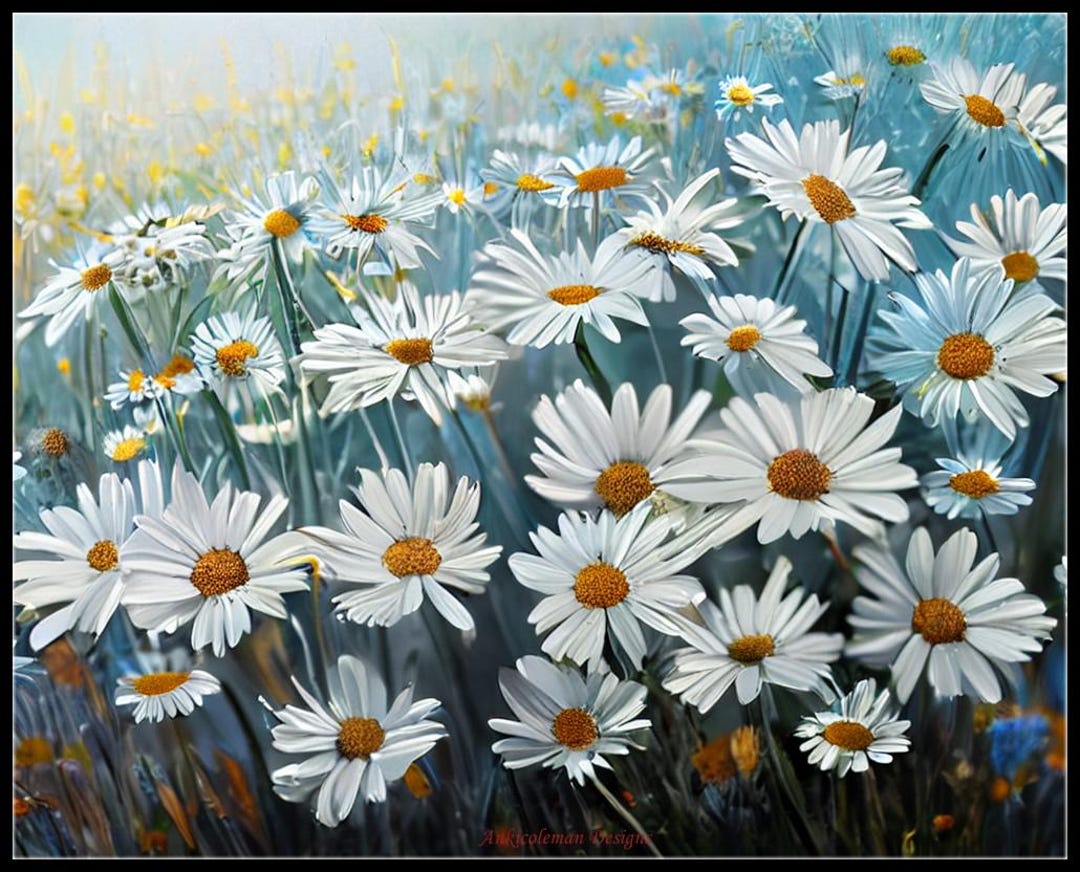Wild Daisy 2 - Counted Cross Stitch Patterns - Printable Chart PDF ...