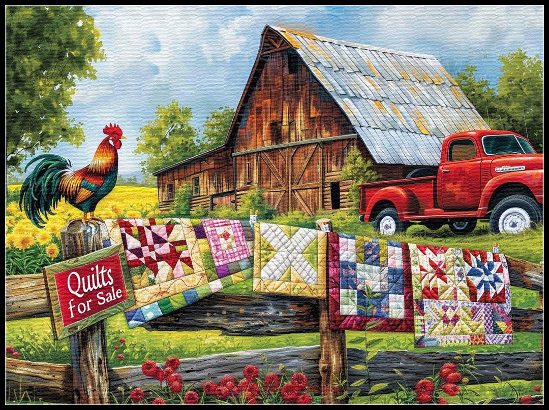 Quilts for Sale - Counted Cross Stitch Patterns - Printable Chart PDF ...
