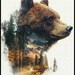 Abstract Grizzly - Counted Cross Stitch Patterns - Printable Chart PDF ...