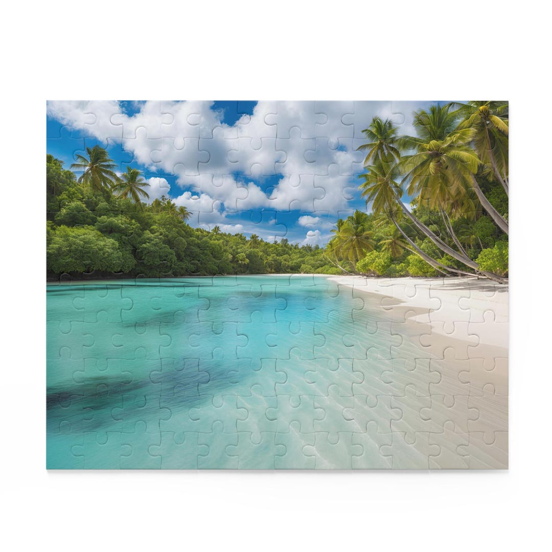 Tropical Paradise Puzzle, Relaxing Beach Scene, 120,252,500, Piece, Fun ...