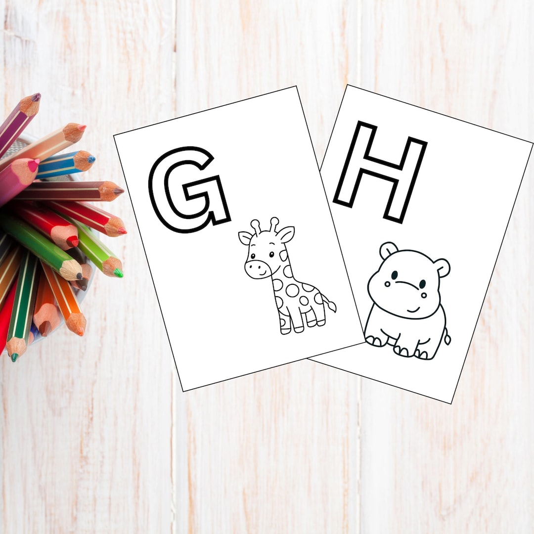 Printable Alphabet Animal Coloring Pages | ABC Coloring Sheets for Kids ...