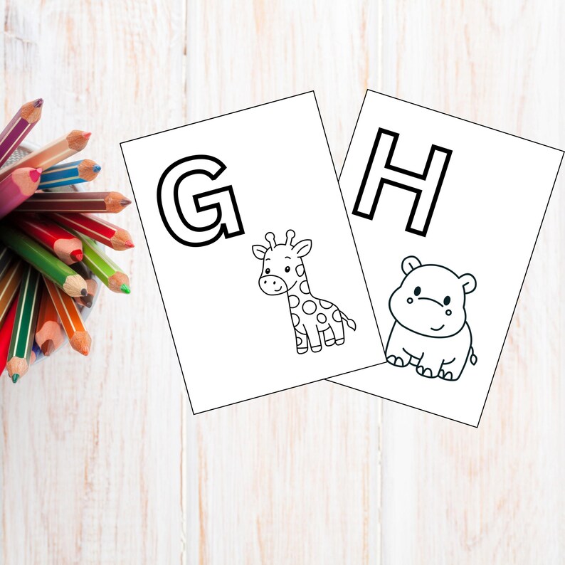 Printable Alphabet Animal Coloring Pages | ABC Coloring Sheets for Kids ...