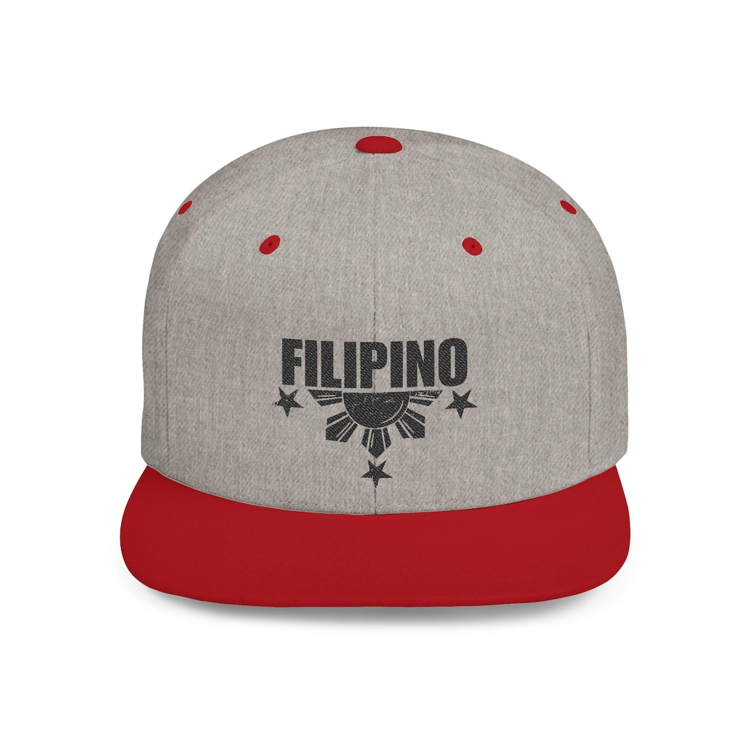 Filipino Pride Snapback Hat - Stylish Cap for Festivals, Gifts, Outdoor ...
