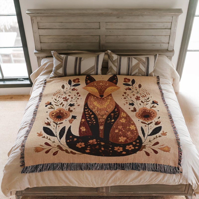 Nursery Tapestry Fox - Etsy