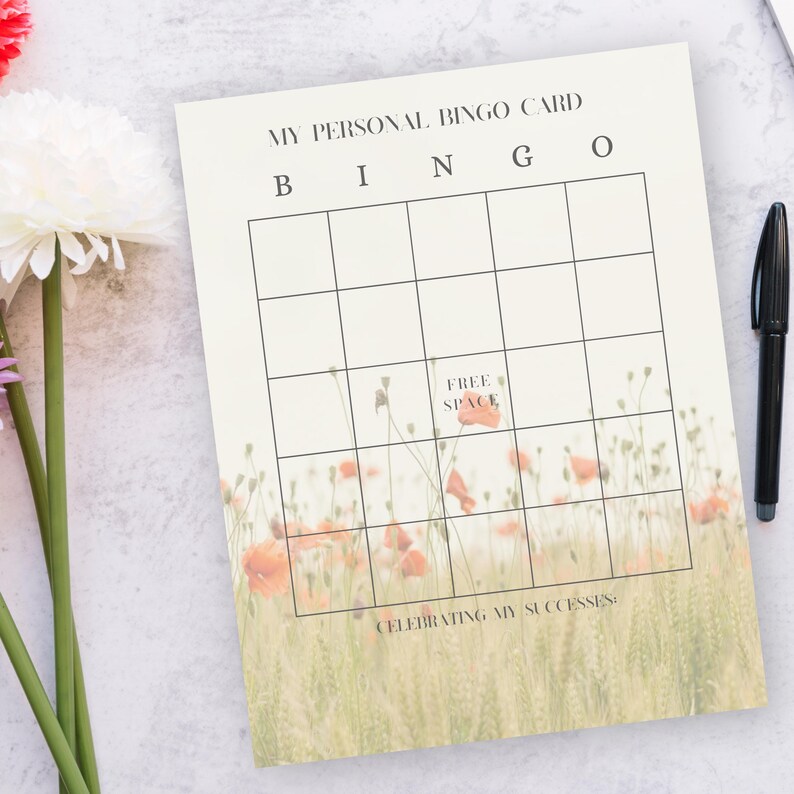 Wellness Bingo Printable Self-care, Gratitude, Mindfulness & Healthy ...