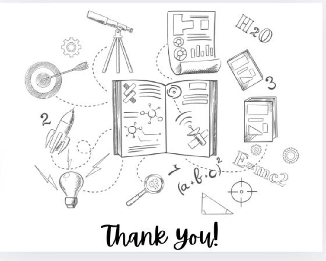 Science Teacher Thank You Postcards Made for Teachers to Send to ...