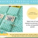 Machine Needle Case Sewing Pattern PDF and Machine Needle Size Guide ...