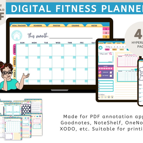 Onenote exercise planner - Etsy France