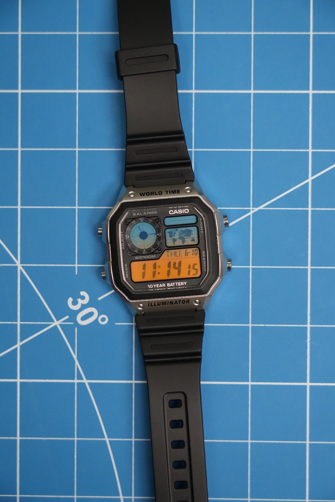 Portals - Casio Royale (AE1200) Custom Digital World Time Watch Mod, Brand New, Jellylab Watches ...