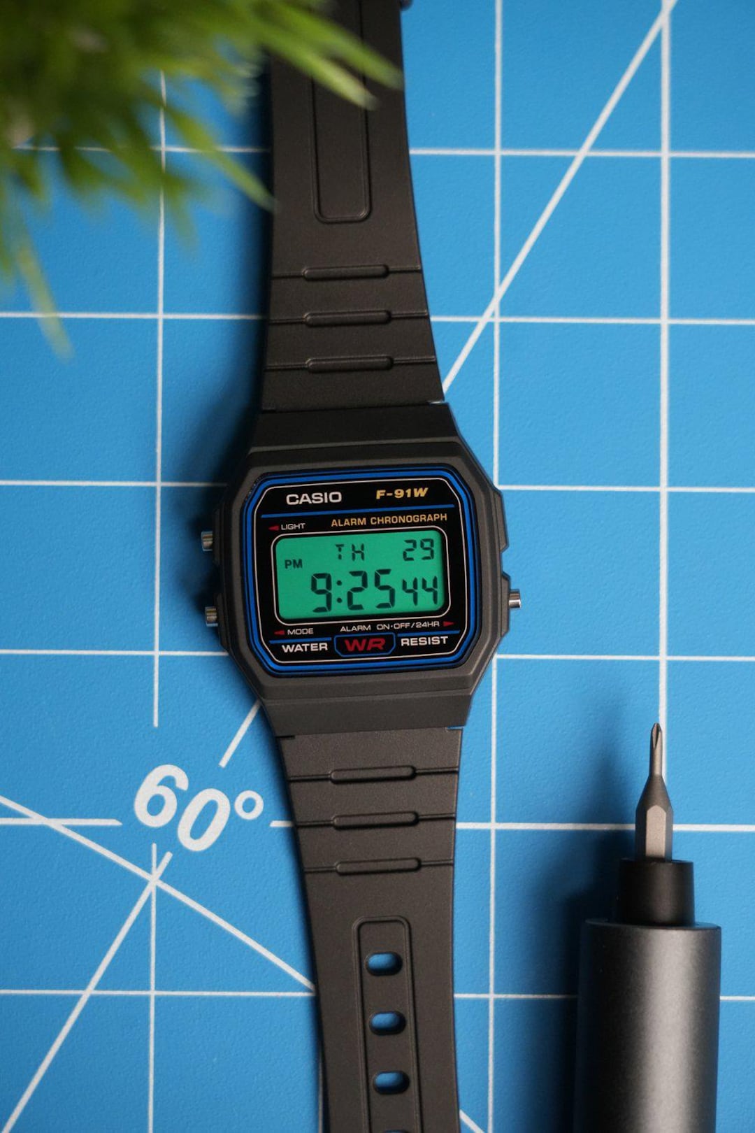 Radar - Casio F91W Custom Digital Watch Mod, Brand New, Jellylab ...