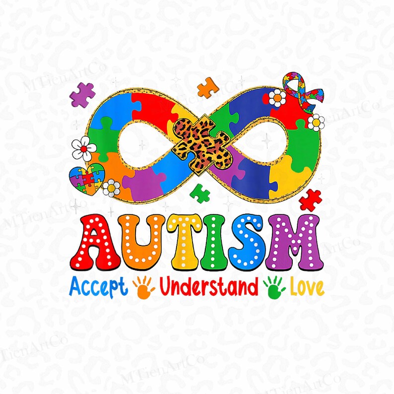 Autism Png Accept Understand Love Png, Autism Digital Art for Shirts ...