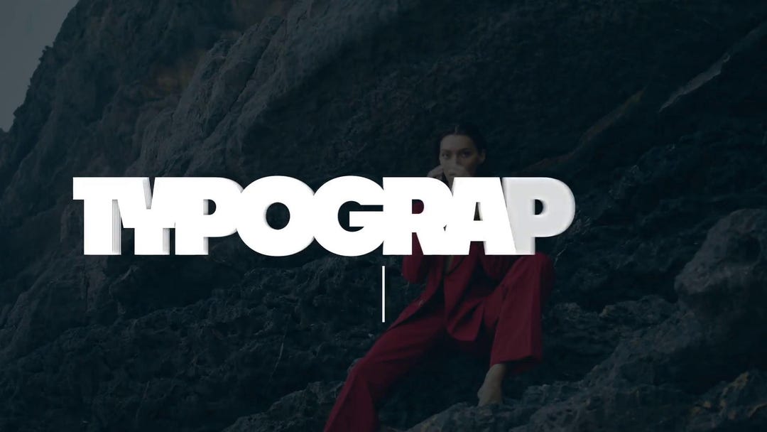 Motion Typography Premiere Pro Template | Dynamic Text Animations ...