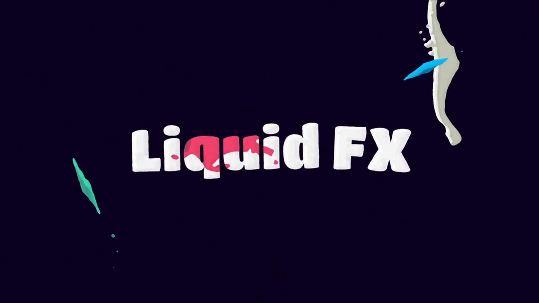 Liquid FX Animation Pack After Effects Template | Dynamic Liquid Effects | Motion Graphics ...