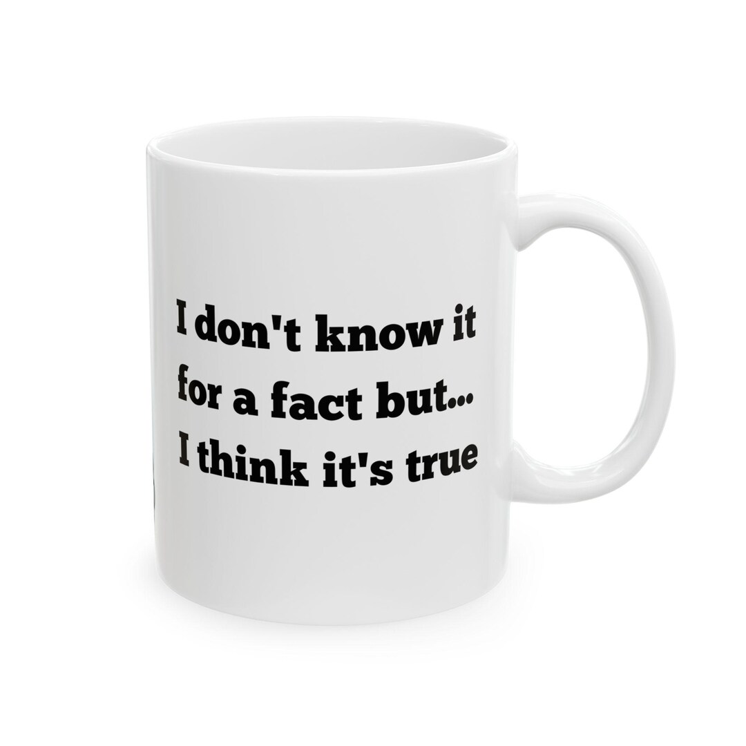 Critical Thinker Ceramic Mug, Bill Maher Quote, Fact Checker Cup, Gift ...