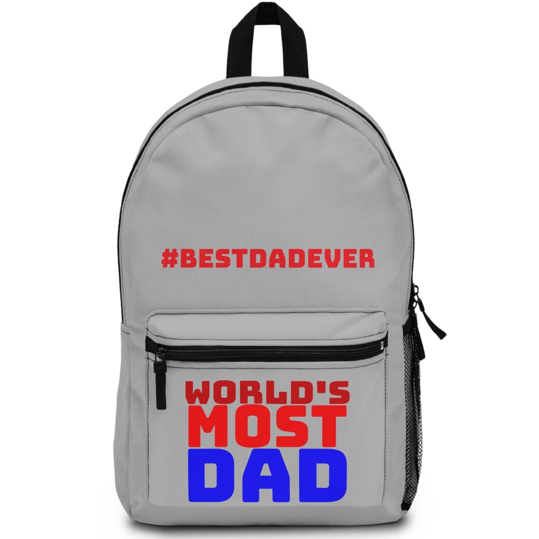 World's Most DAD Customizable Backpack | Father's Day Birthday Gift for ...