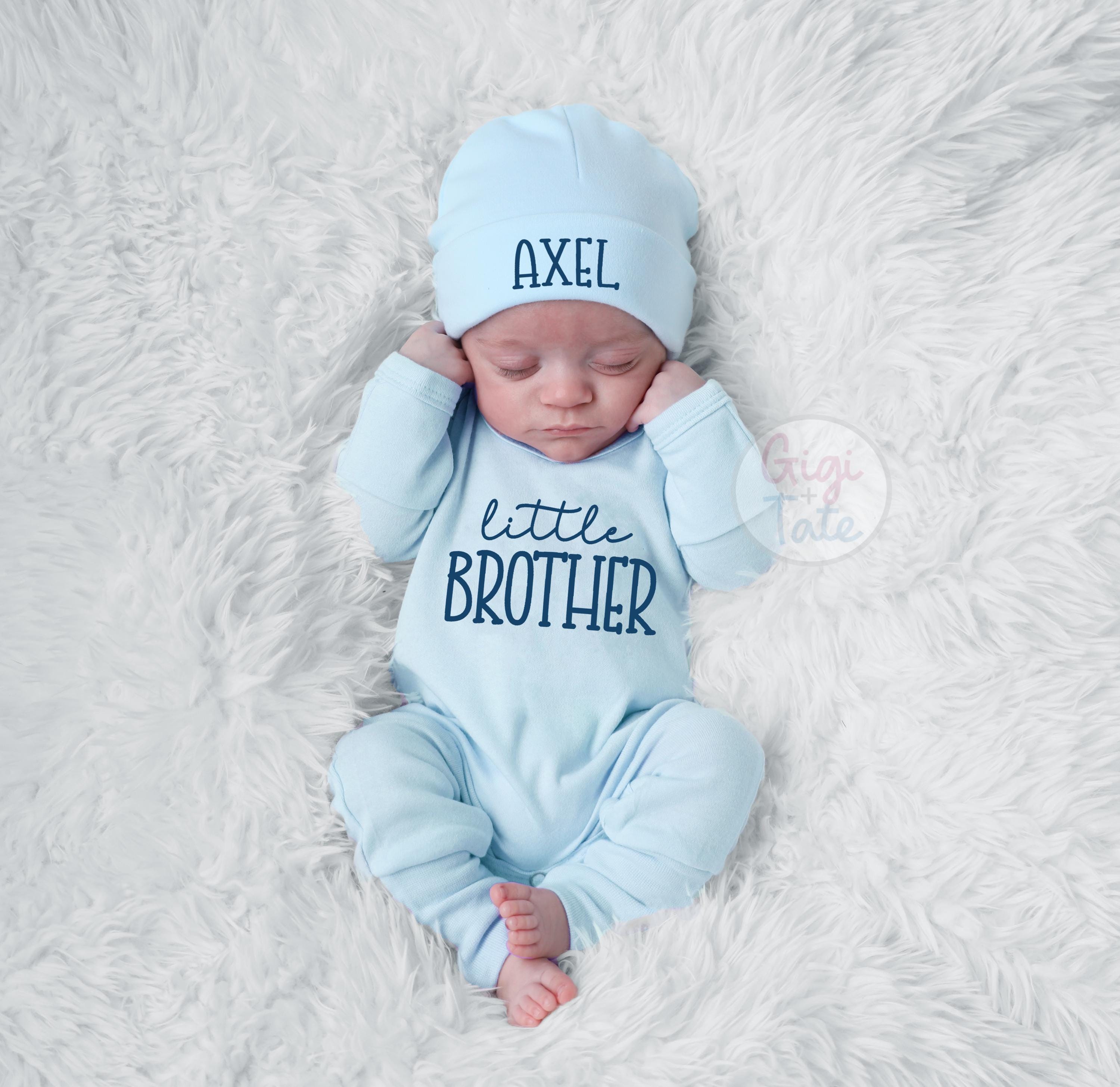 Personalized Little Brother Outfit, Baby Boy Coming Home Outfit - Etsy