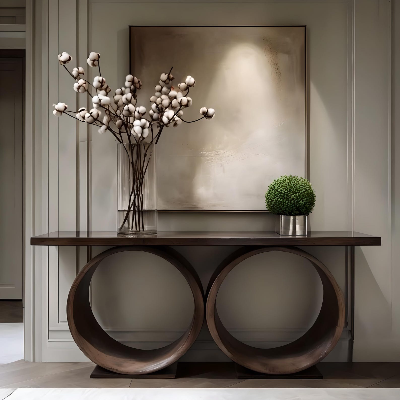 Natural Wood Console Table – A Combination of Natural Beauty and ...