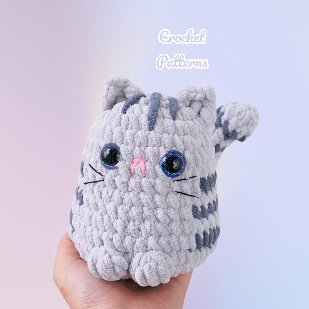 Chonky Cats Crochet Patterns, Amigurumi Crochet Pattern, Cat Crochet ...