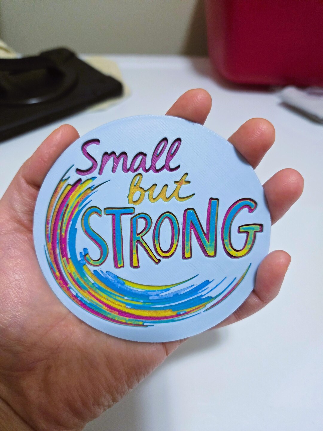 Custom 3D Positivity Magnet L Motivational Magnet L Inspirational ...