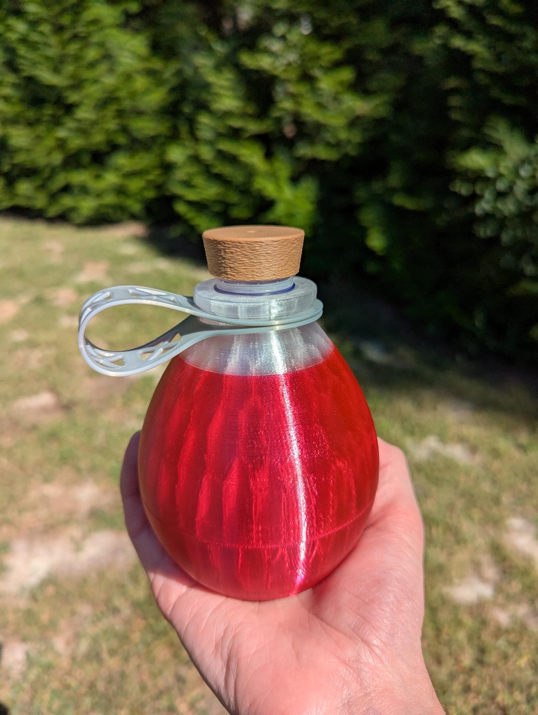 Potion Flask Style 8oz Water Bottle Container With Carrying Strap Magic ...