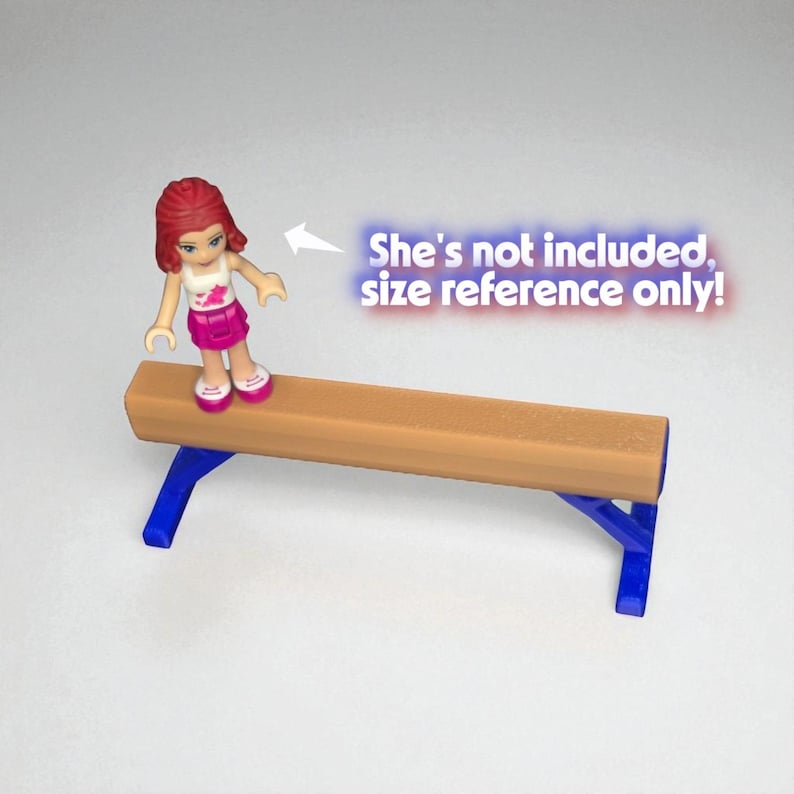 Mini Gymnastics Balance Beam Cute Miniature Toy Gymnastics Beam Desk ...