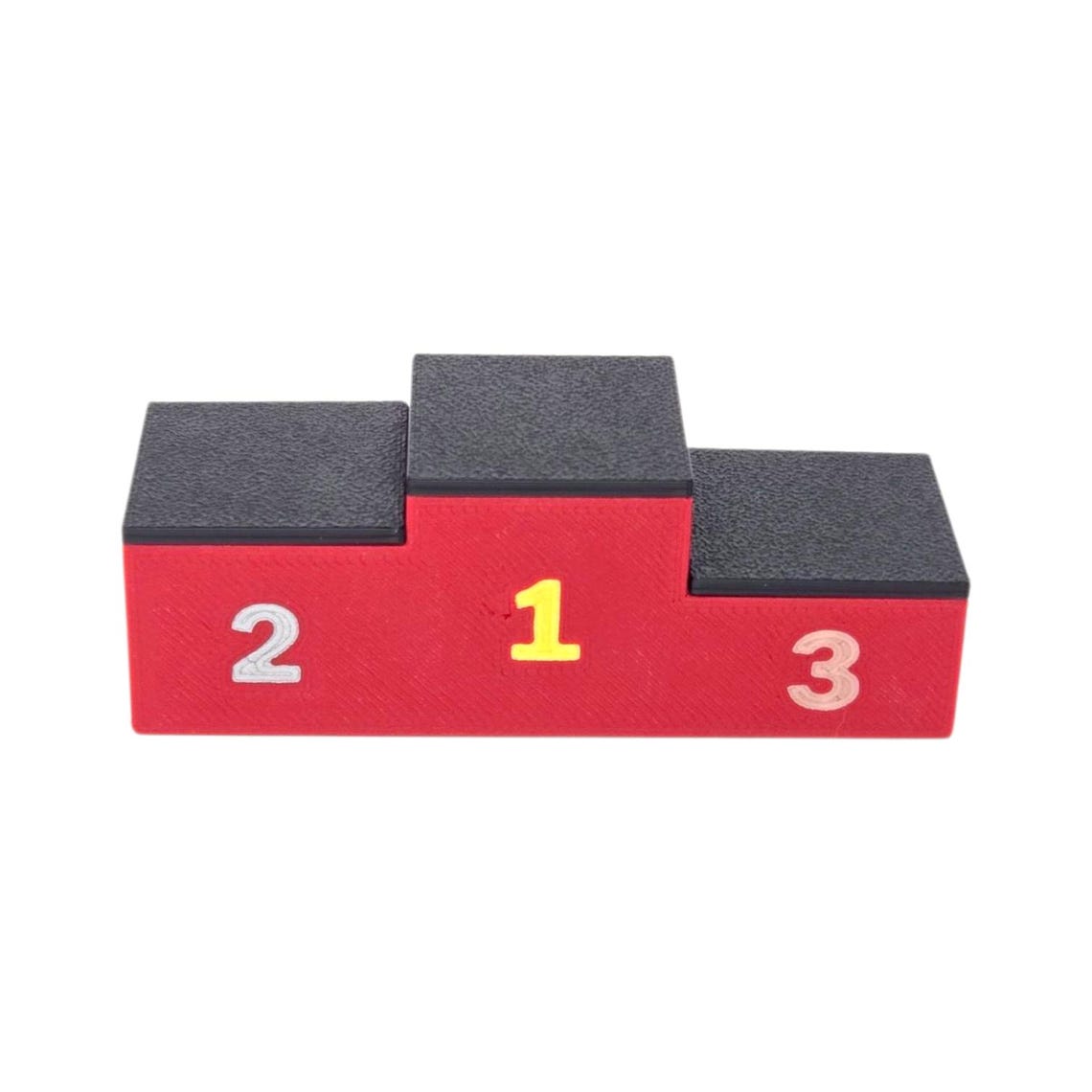 Mini Gymnastics Podium Cute Miniature Sports Award Podium Red Black Top ...