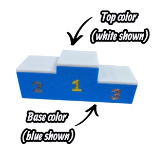 Mini Gymnastics Podium Cute Miniature Sports Award Podium Red Black Top ...