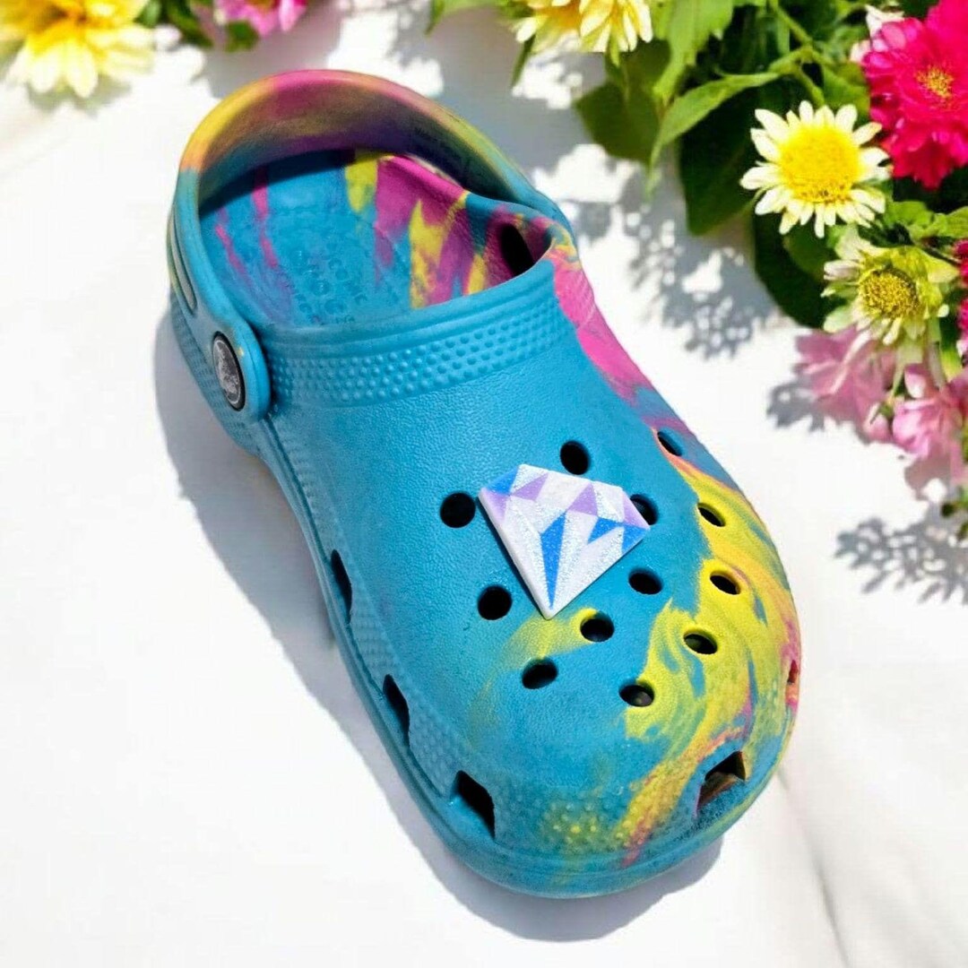 3D Printed Diamond Croc Charms for Girls and Women L Gymnastics Teams ...