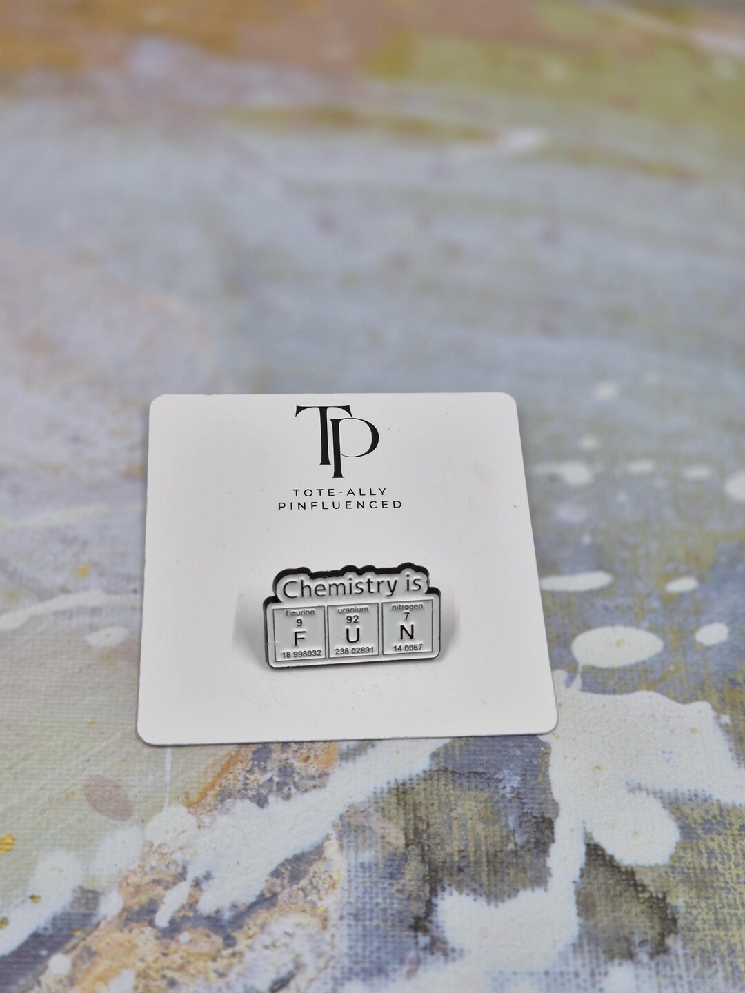 Chemistry Themed Enamel Pin | Enamel Pin | Pin Gifts - Etsy