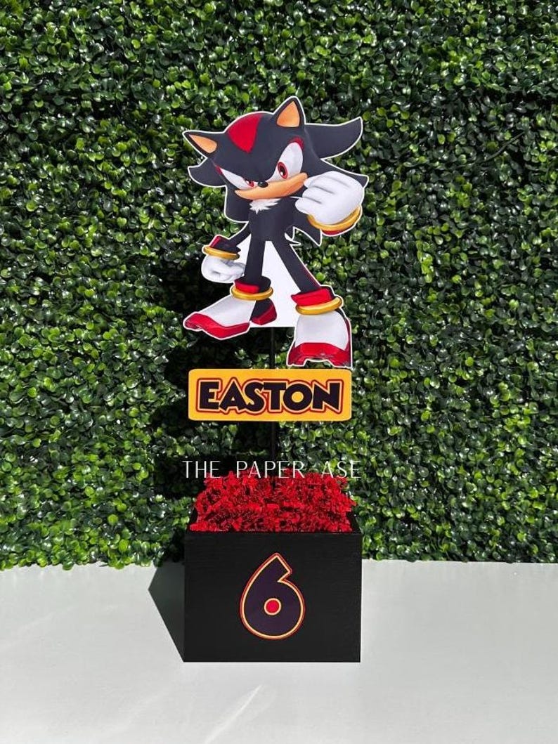 Sonic Birthday Centerpieces, Sonic Party Supplies, Sonic Birthday ...