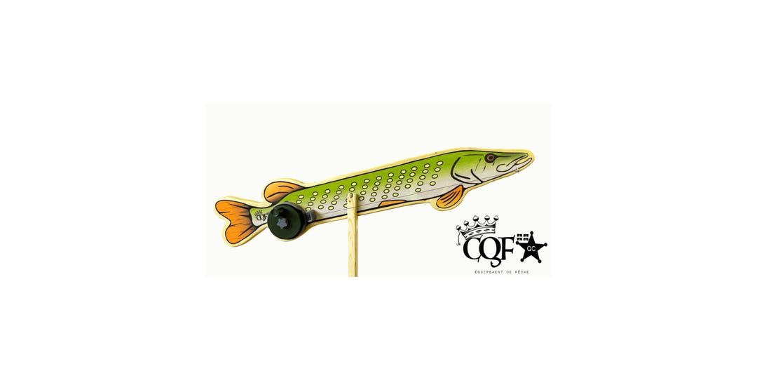 Handcrafted Northern Pike Ice Fishing Tip-up - Fully Equipped for ...