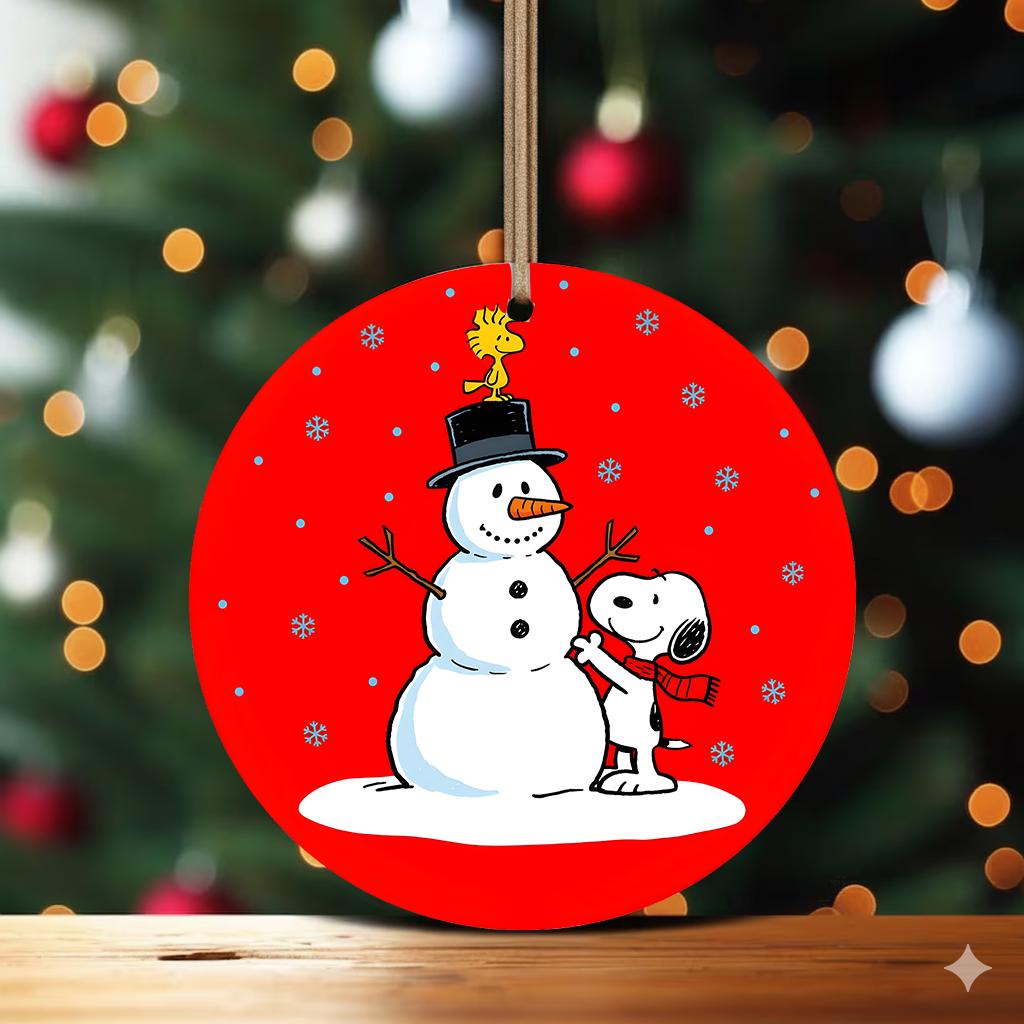Cute Cartoon Dog Christmas Ornament Bundle PNG, Snoop Round Holiday ...