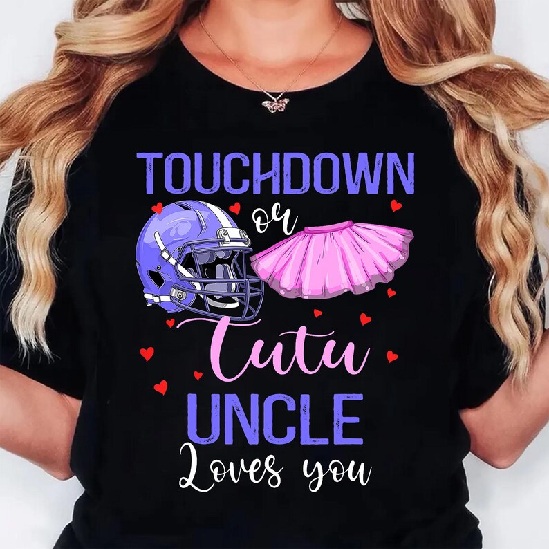 Touchdown or Tutu PNG Bundle, Gender Reveal Party , Baby Shower ...